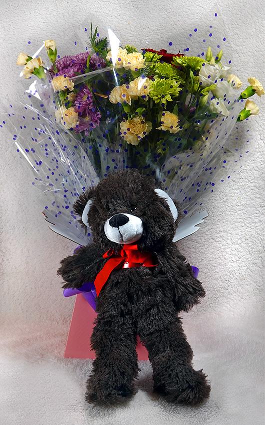 Flowers & Teddy | Petals Florist